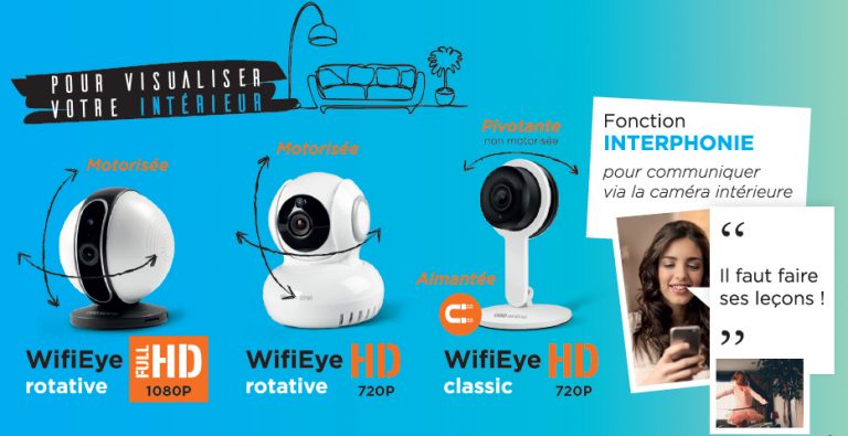 camera+connectee+wifi+interieure - SCS Sentinel